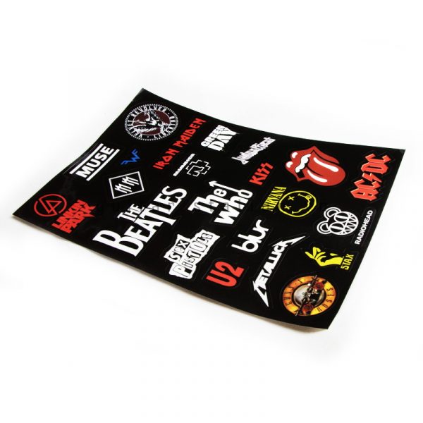 Sticker Dán Đàn Music Band | Guitar Station Đà Lạt