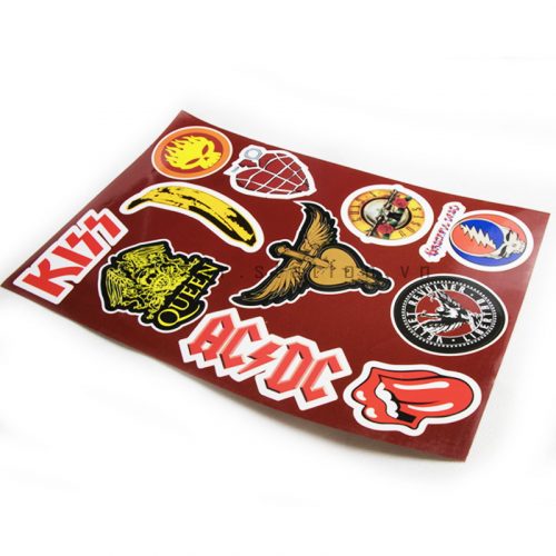 Sticker Dán Đàn Music Band | Guitar Station Đà Lạt
